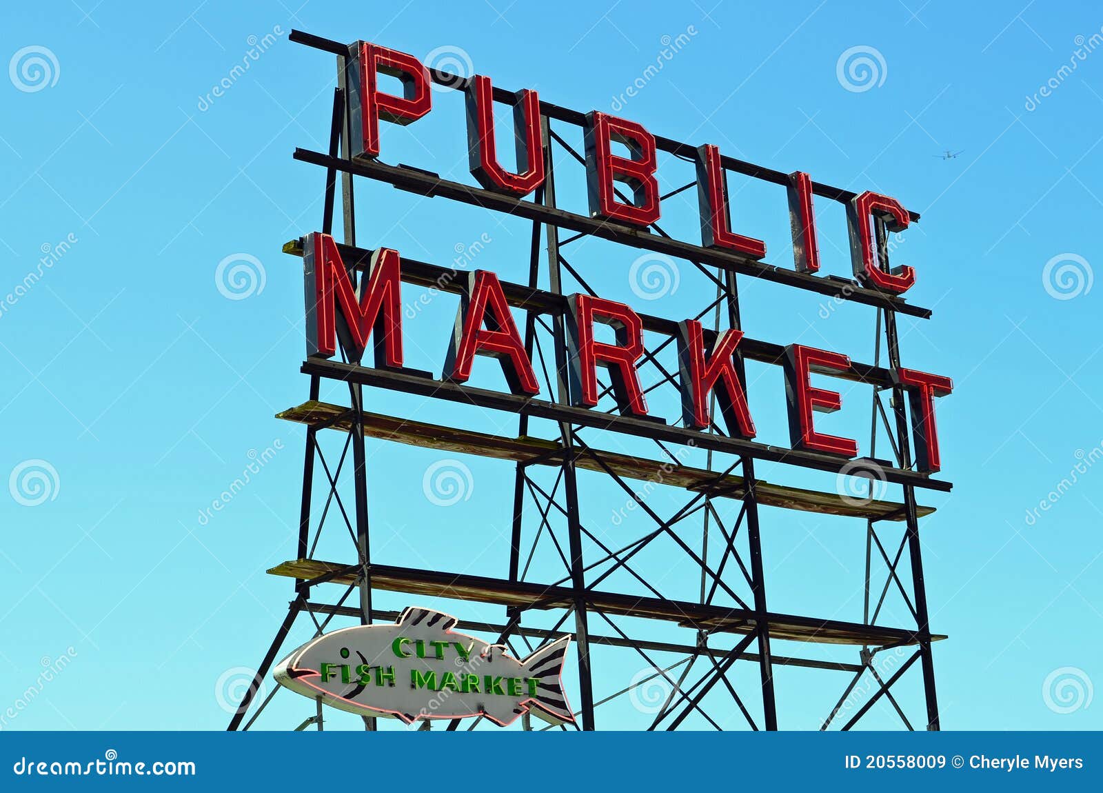 Sign stock image. Image of tourist, market, landmark - 20558009