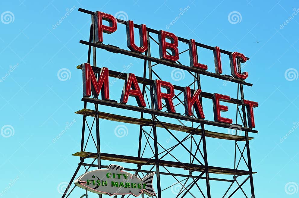 Sign stock image. Image of tourist, market, landmark - 20558009