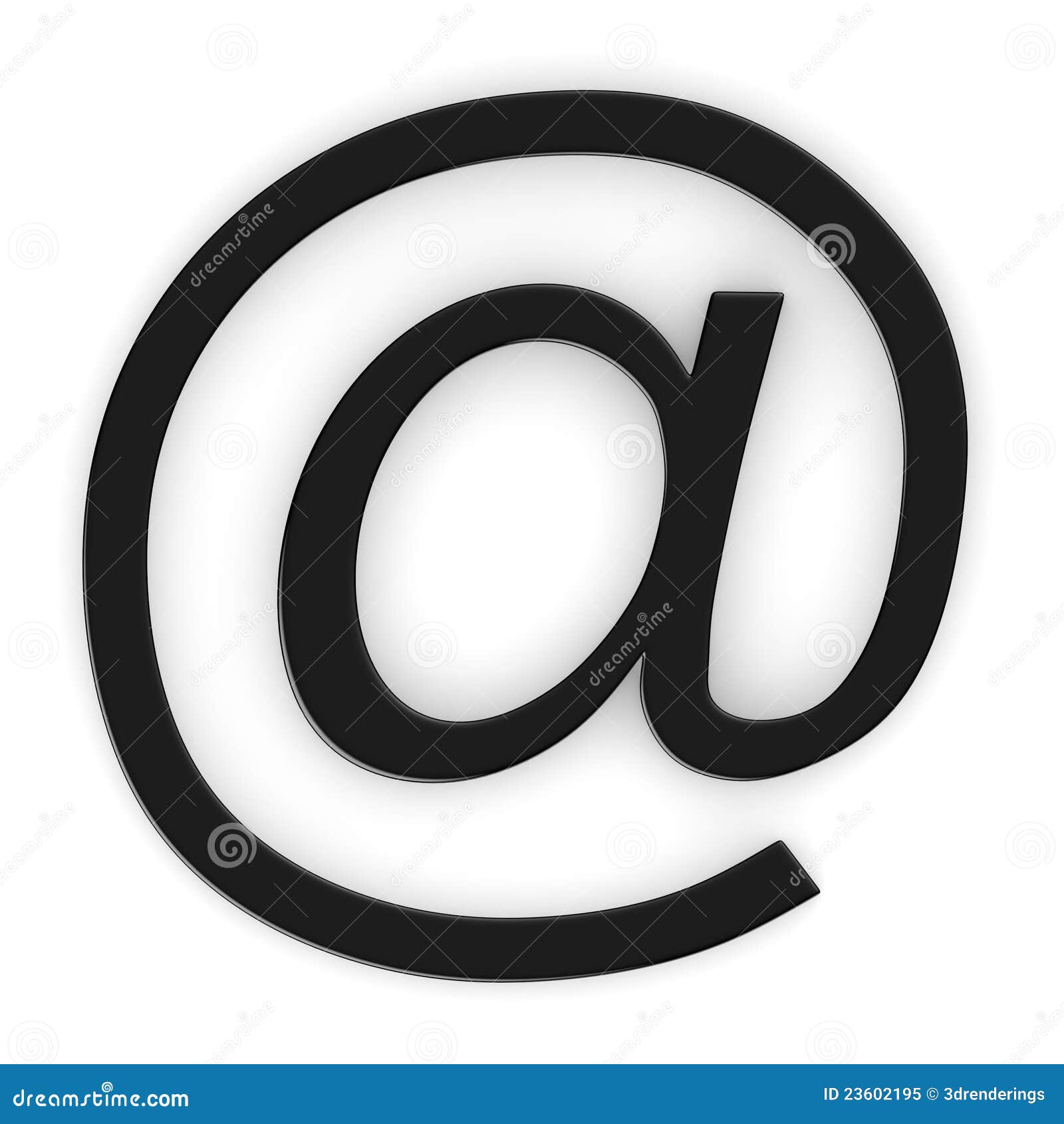 At sign stock illustration. Illustration of email, internet - 23602195