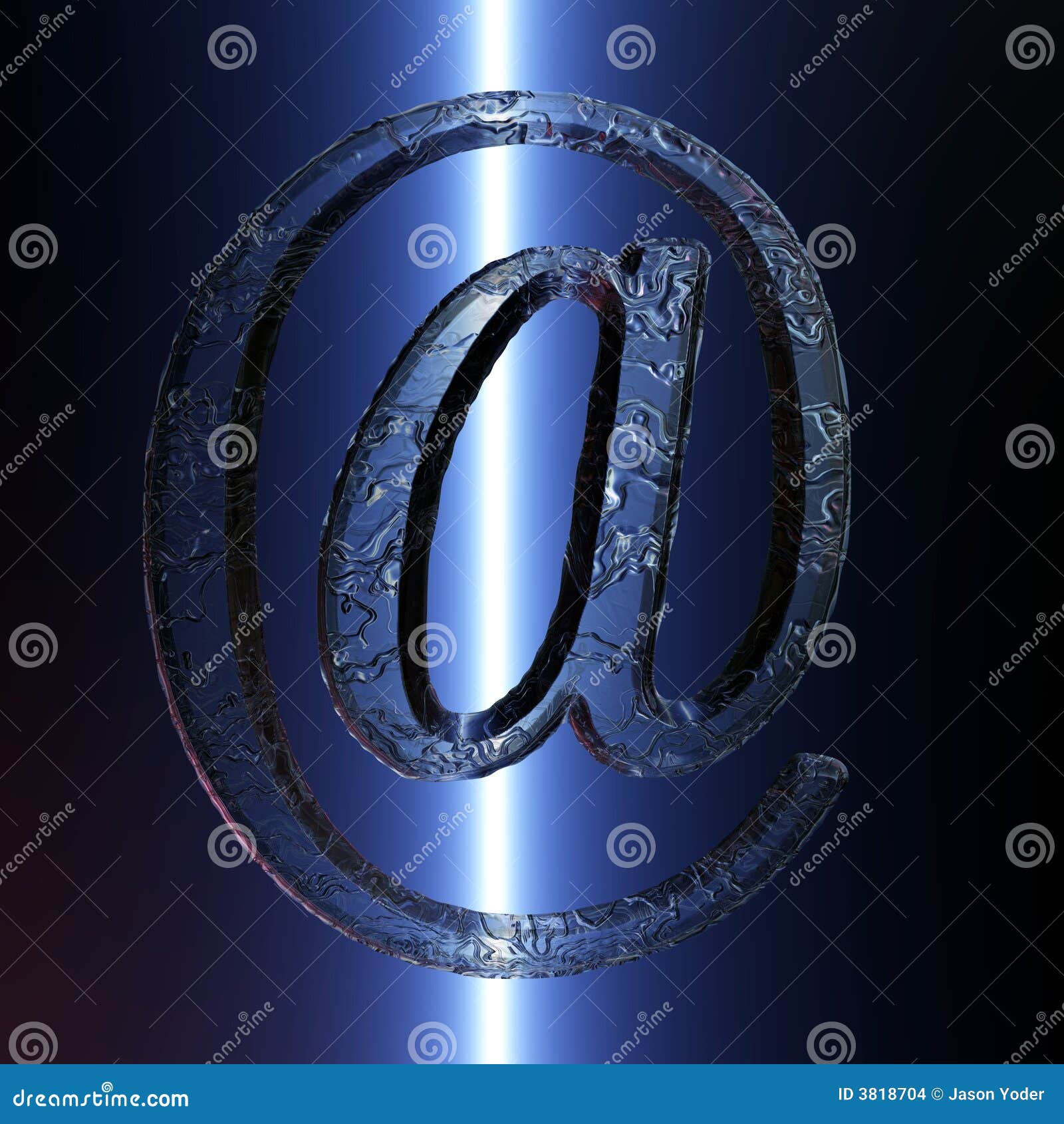 At Sign stock illustration. Illustration of communication - 3818704