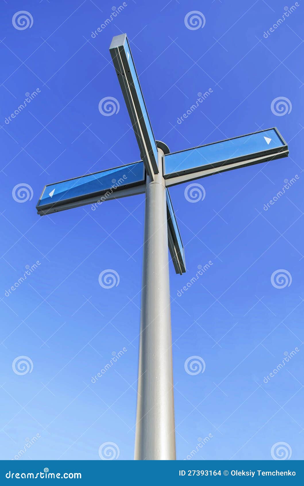 Sign on 4 sides stock photo. Image of plate, direction - 27393164