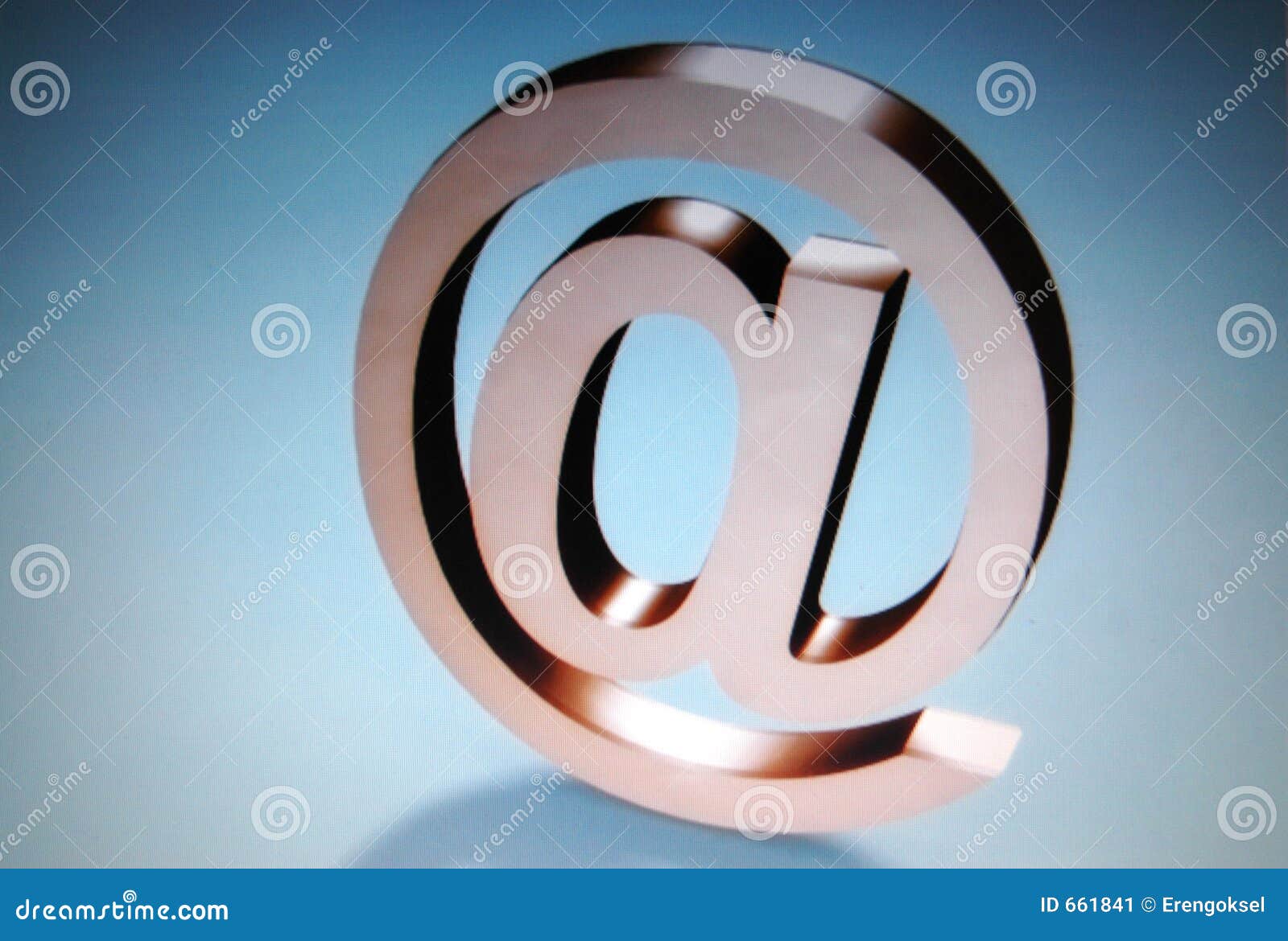 At sign stock image. Image of computers, internet, address - 661841