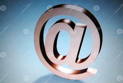 At sign stock image. Image of computers, internet, address - 661841