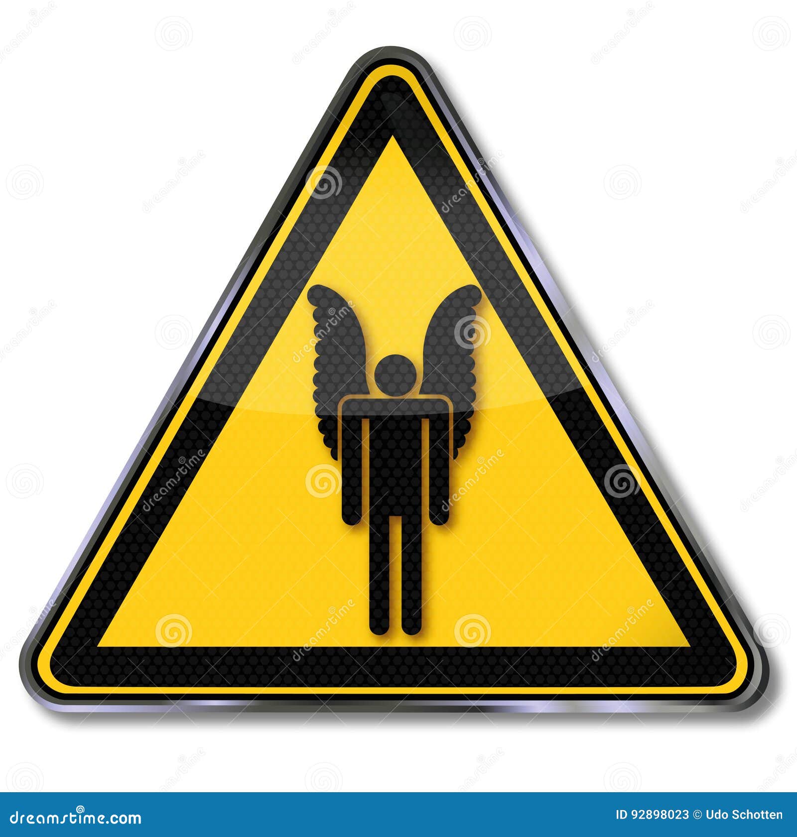 Sign with an angel stock vector. Illustration of heaven - 92898023