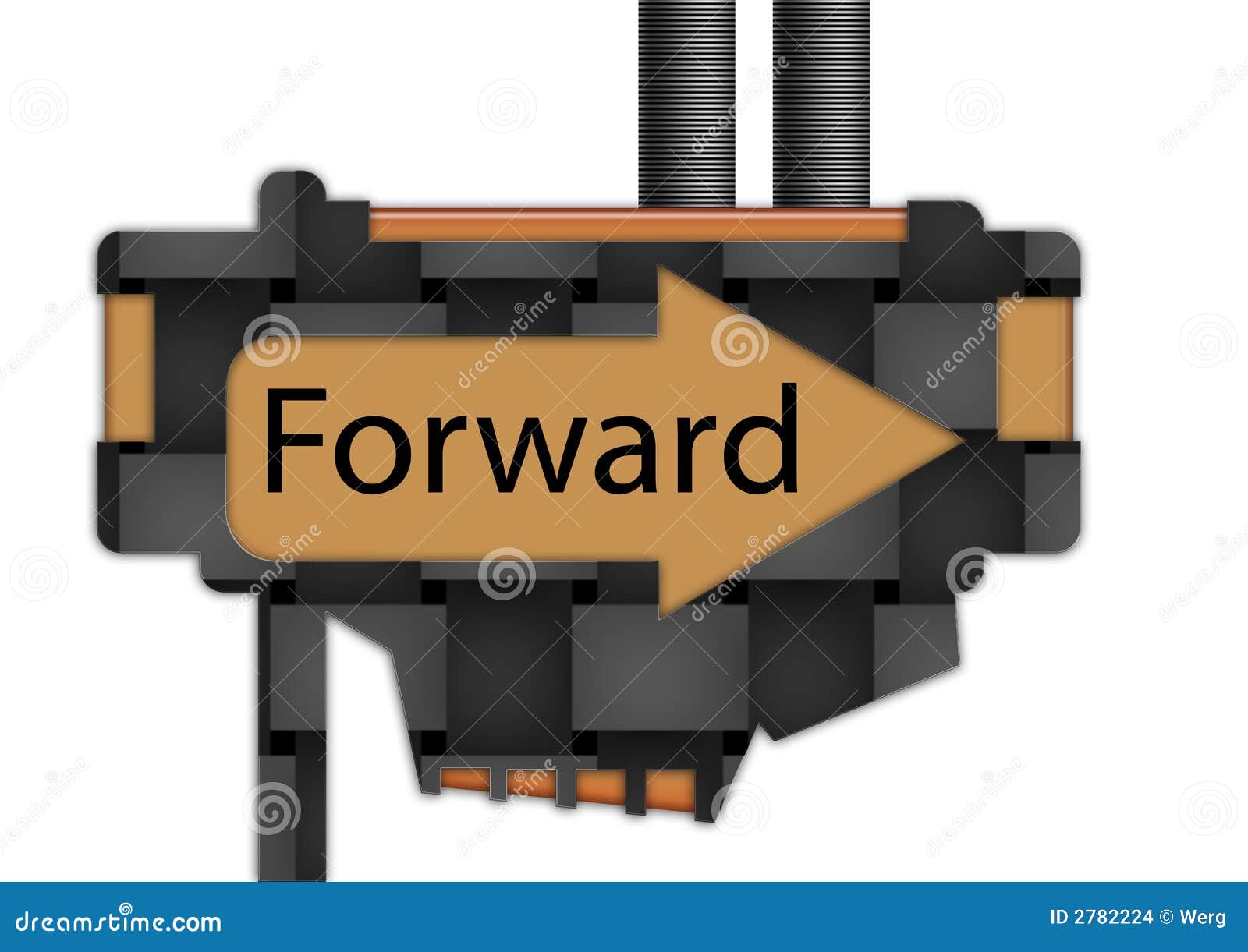 Sign - arrow - Forward stock illustration. Illustration of icon - 2782224