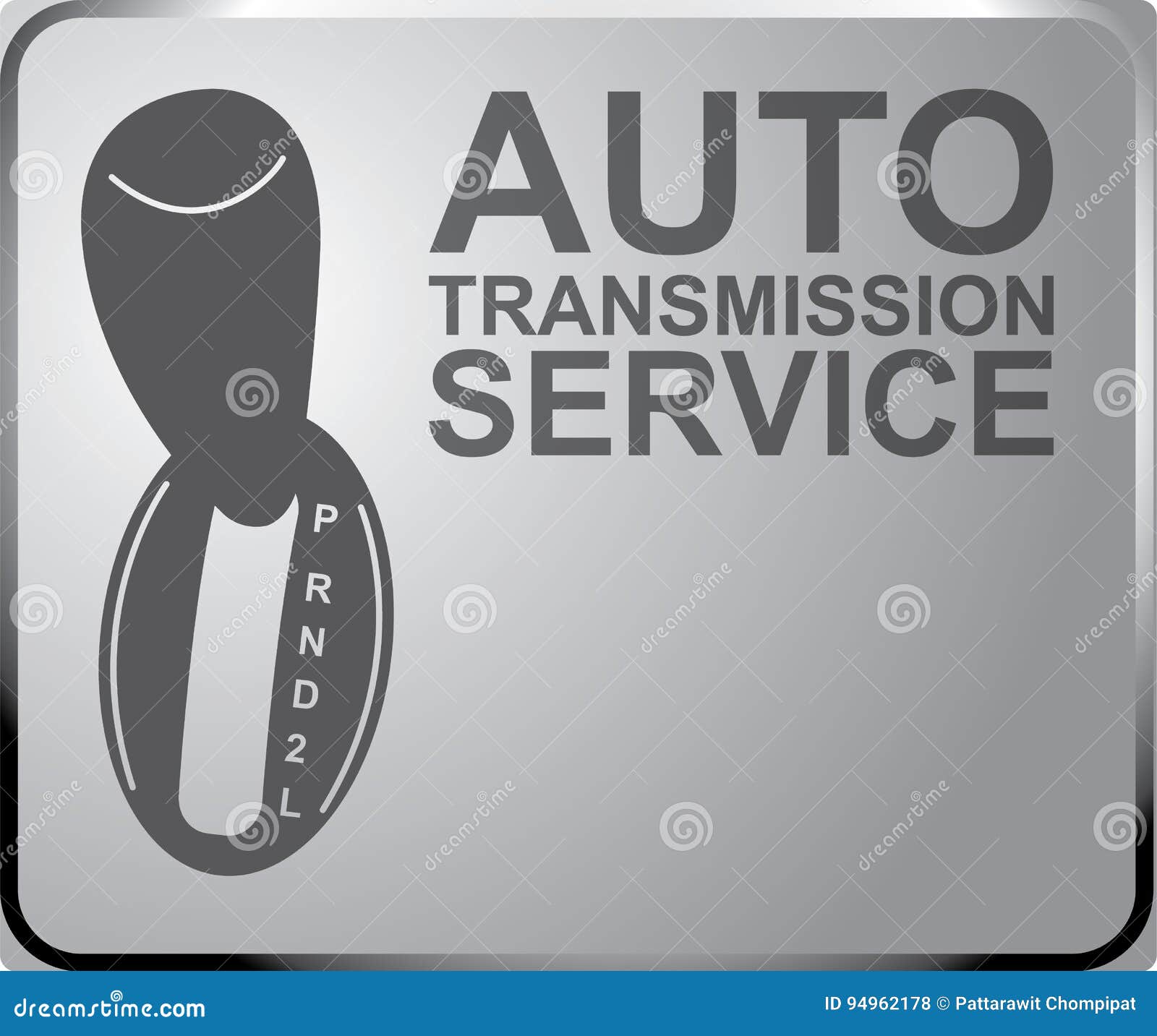 Sign Auto Service, Automatic Transmission. Banner Design Stock ...