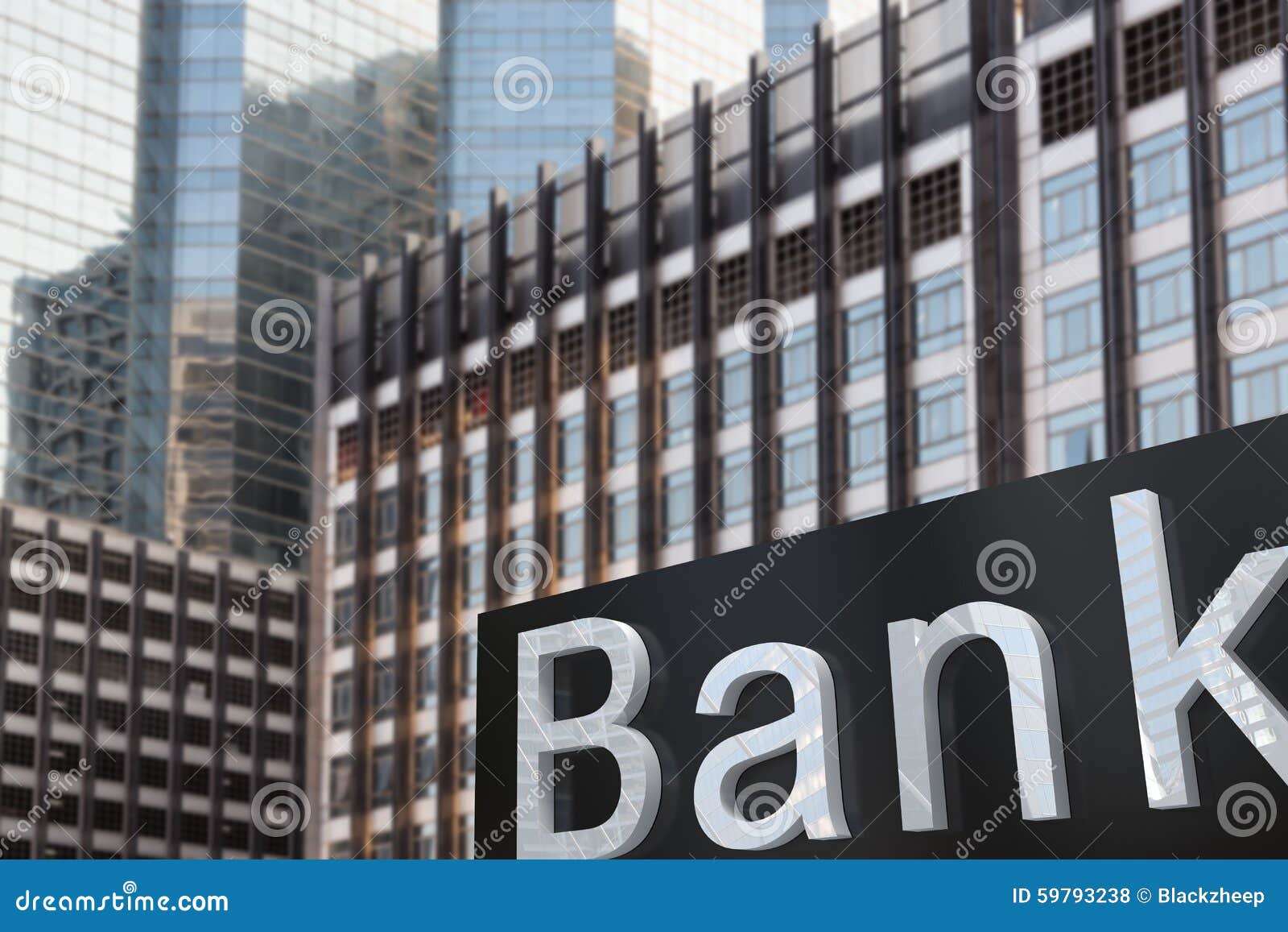 Sign of Bank Exterior Building Stock Photo - Image of savings, branch ...