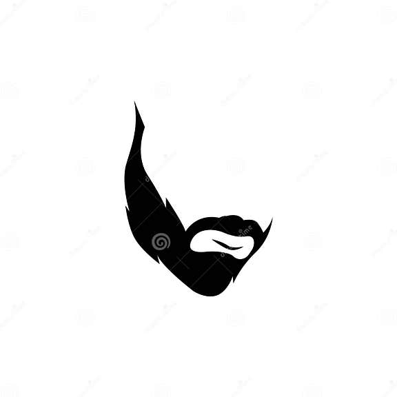 Sign of Beard Logo Vector Icon Illustration Design Stock Vector ...