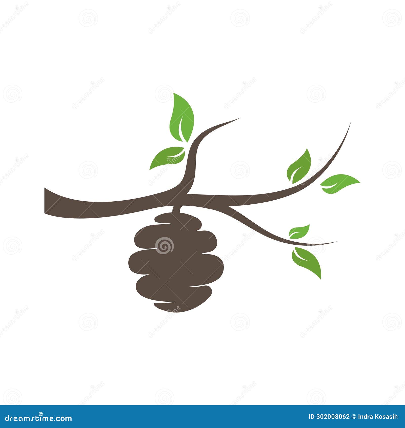 Sign of Bee Hive Logo Vector Icon Illustration Stock Vector ...