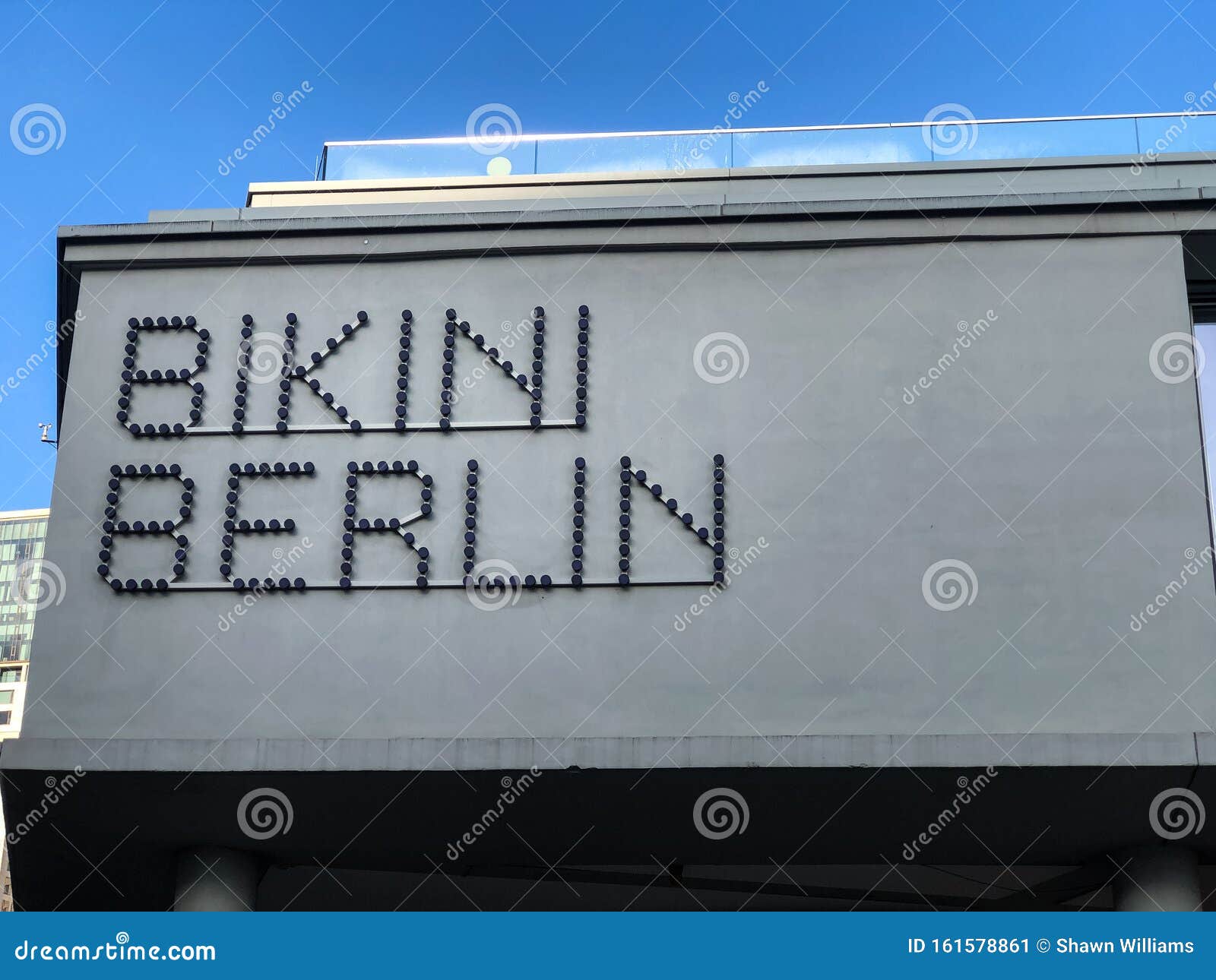 Sign for Bikini Berlin editorial photo. Image of retail - 161578861