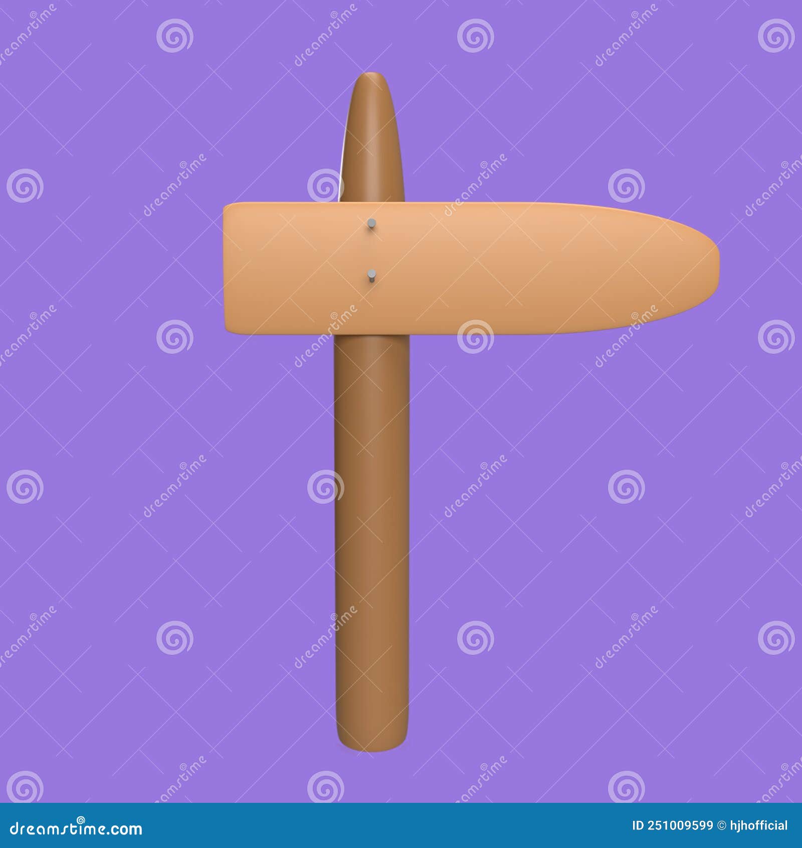 Sign Board 3d Icon Model Cartoon Style Concept. Render Illustration ...