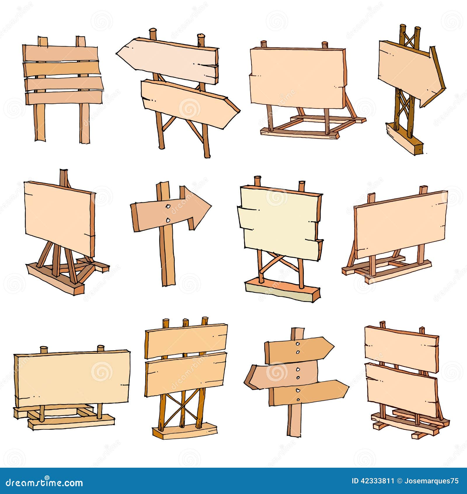 Sign board stock vector. Illustration of graphic, artwork - 42333811