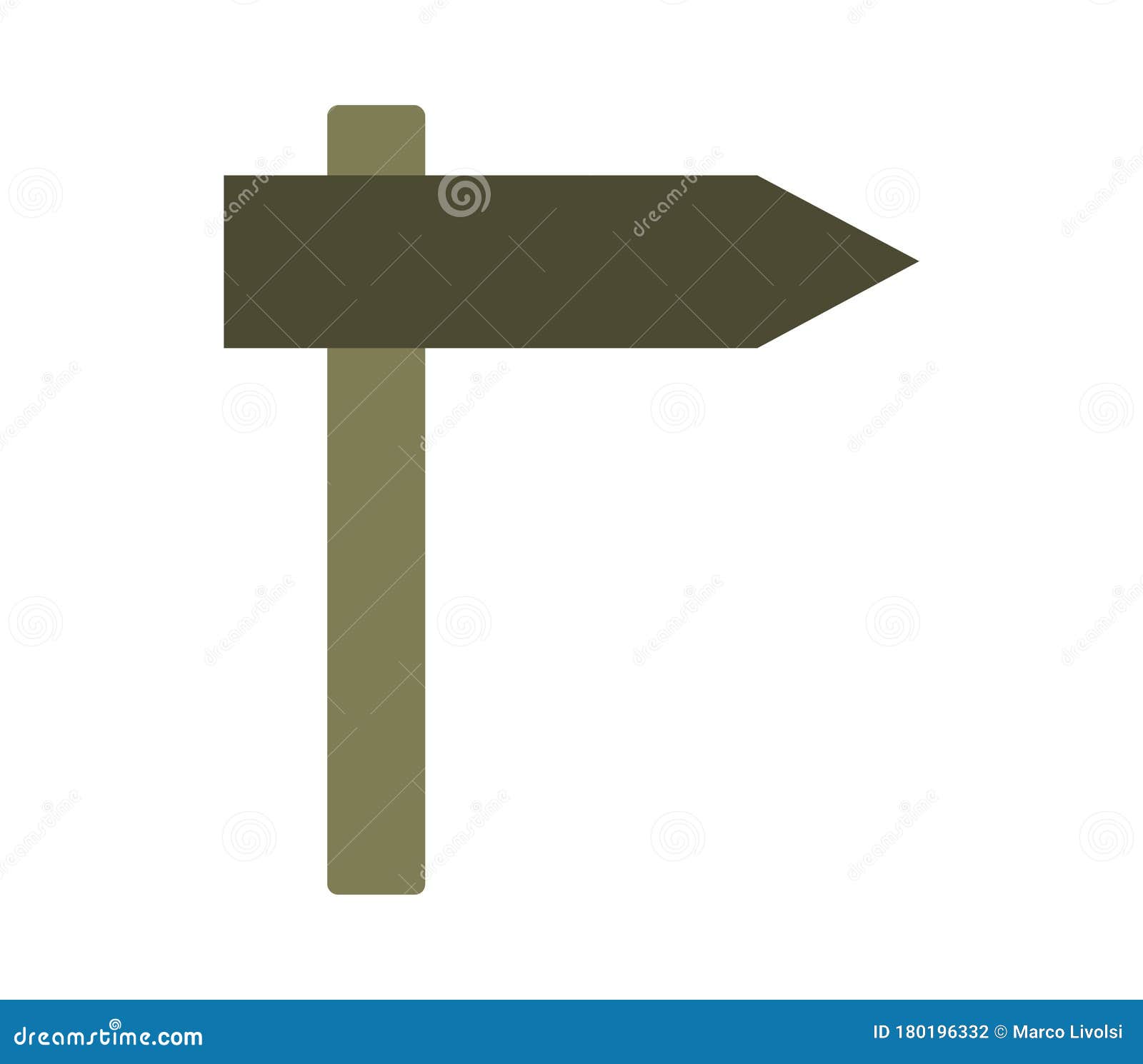 Sign Board Icon Illustrated in Vector on White Background Stock ...