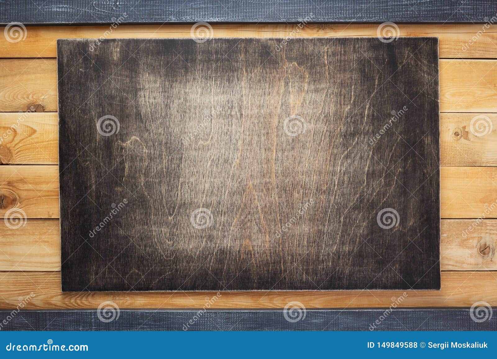 Sign Board and Wooden Background Texture Stock Photo - Image of ...