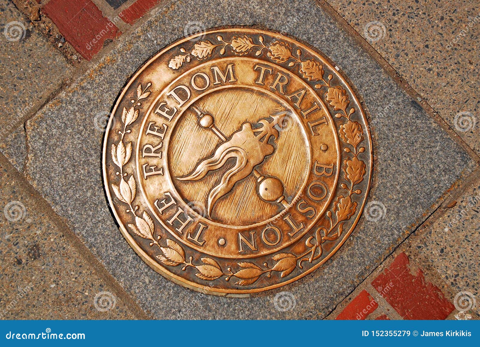 A Sign on Boston`s Freedom Trail Editorial Stock Image - Image of east ...
