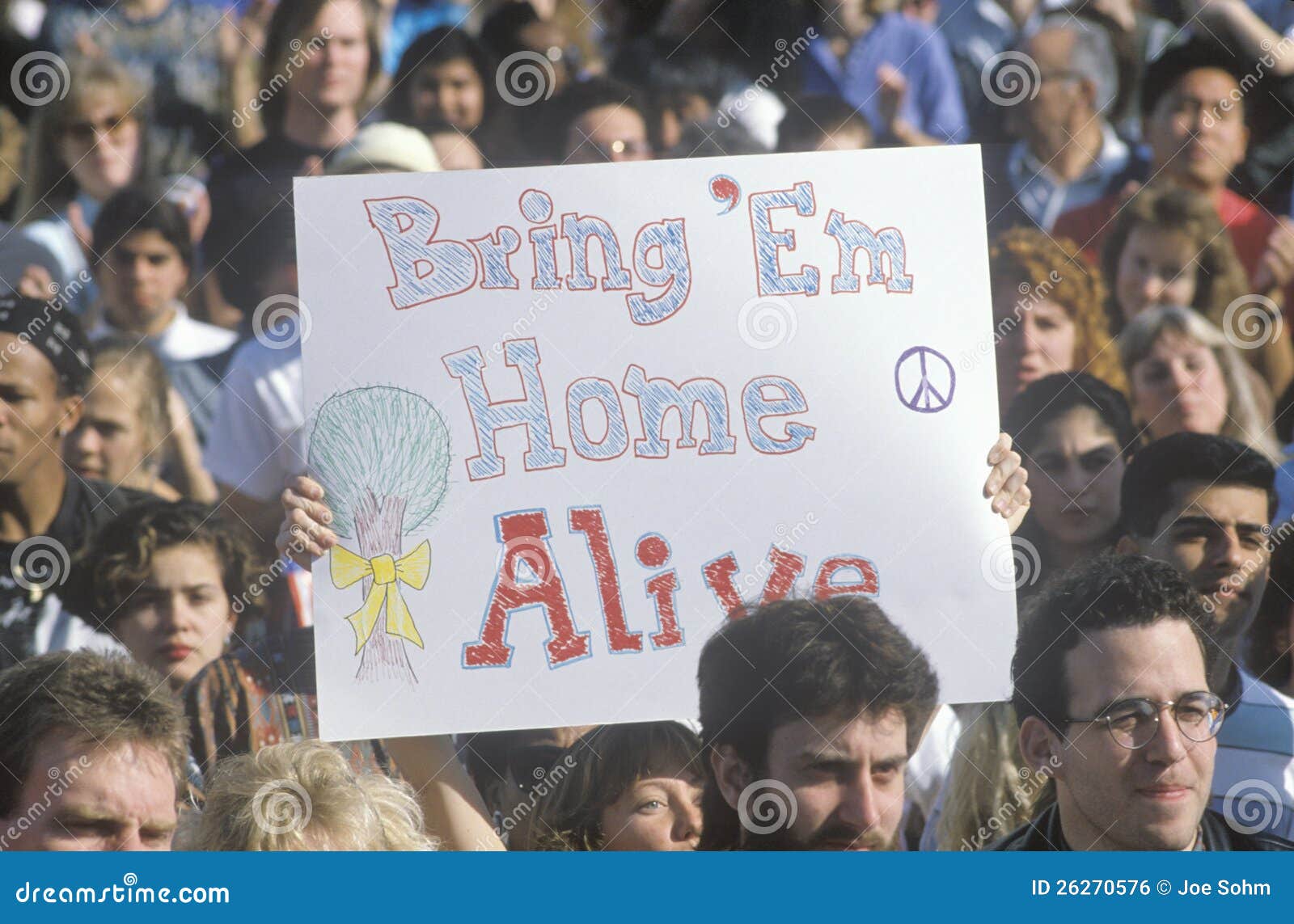 Sign Bring em home alive editorial photo. Image of north - 26270576