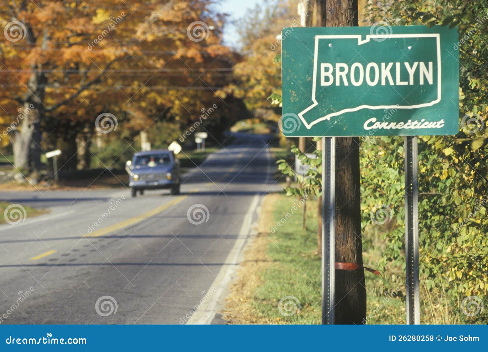 A sign for Brooklyn stock photo. Image of america, text - 26280258