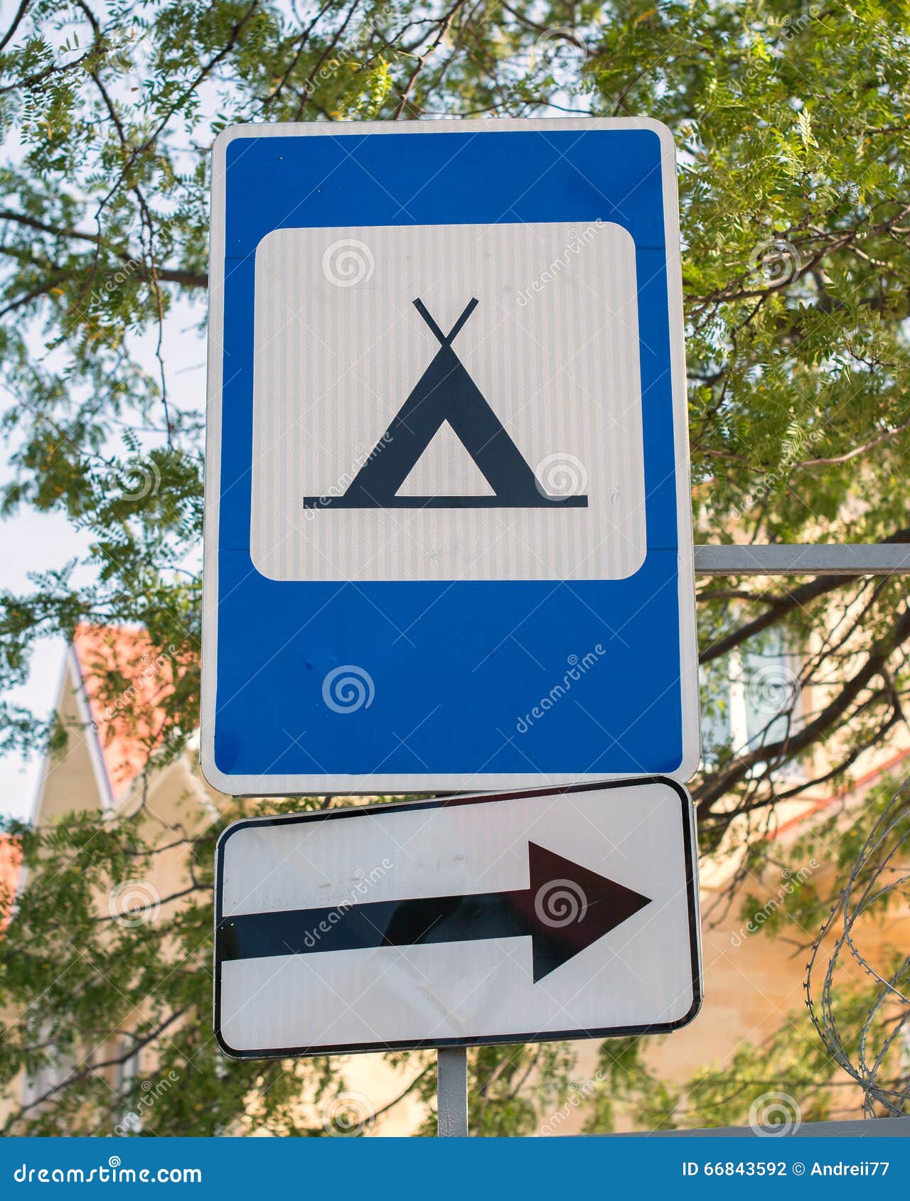 Sign camping stock photo. Image of icon, symbol, street - 66843592