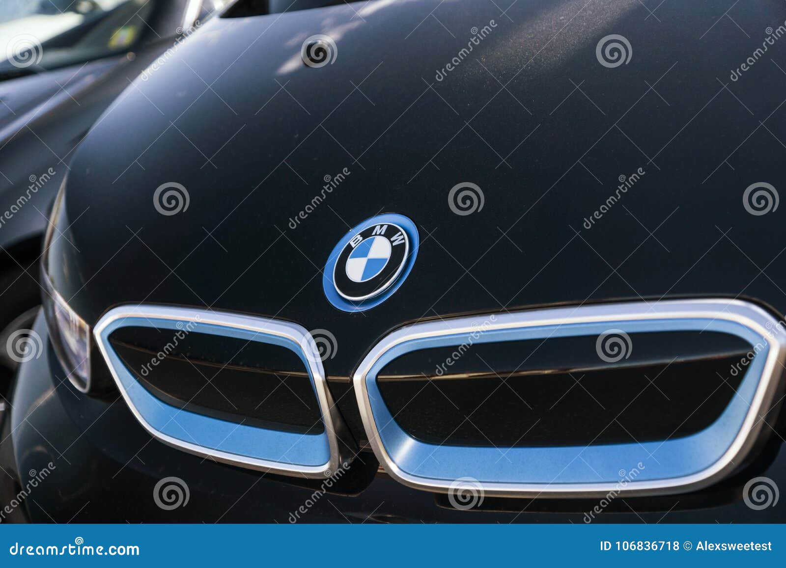 Sign of BMW editorial stock photo. Image of brand, automobile - 106836718