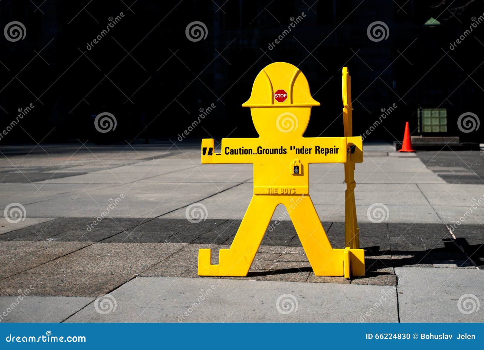 Sign stock photo. Image of caucasian, construction, sign - 66224830