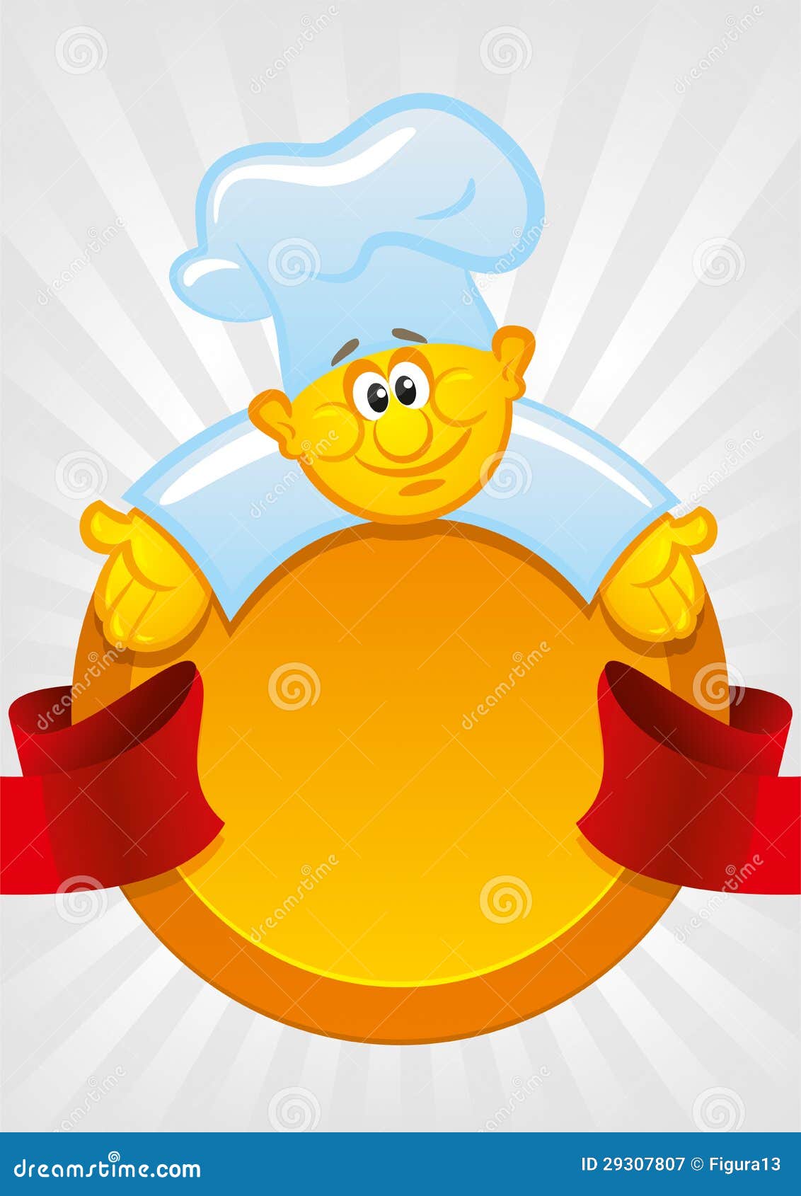 Sign cheerful cook stock vector. Illustration of restaurant - 29307807