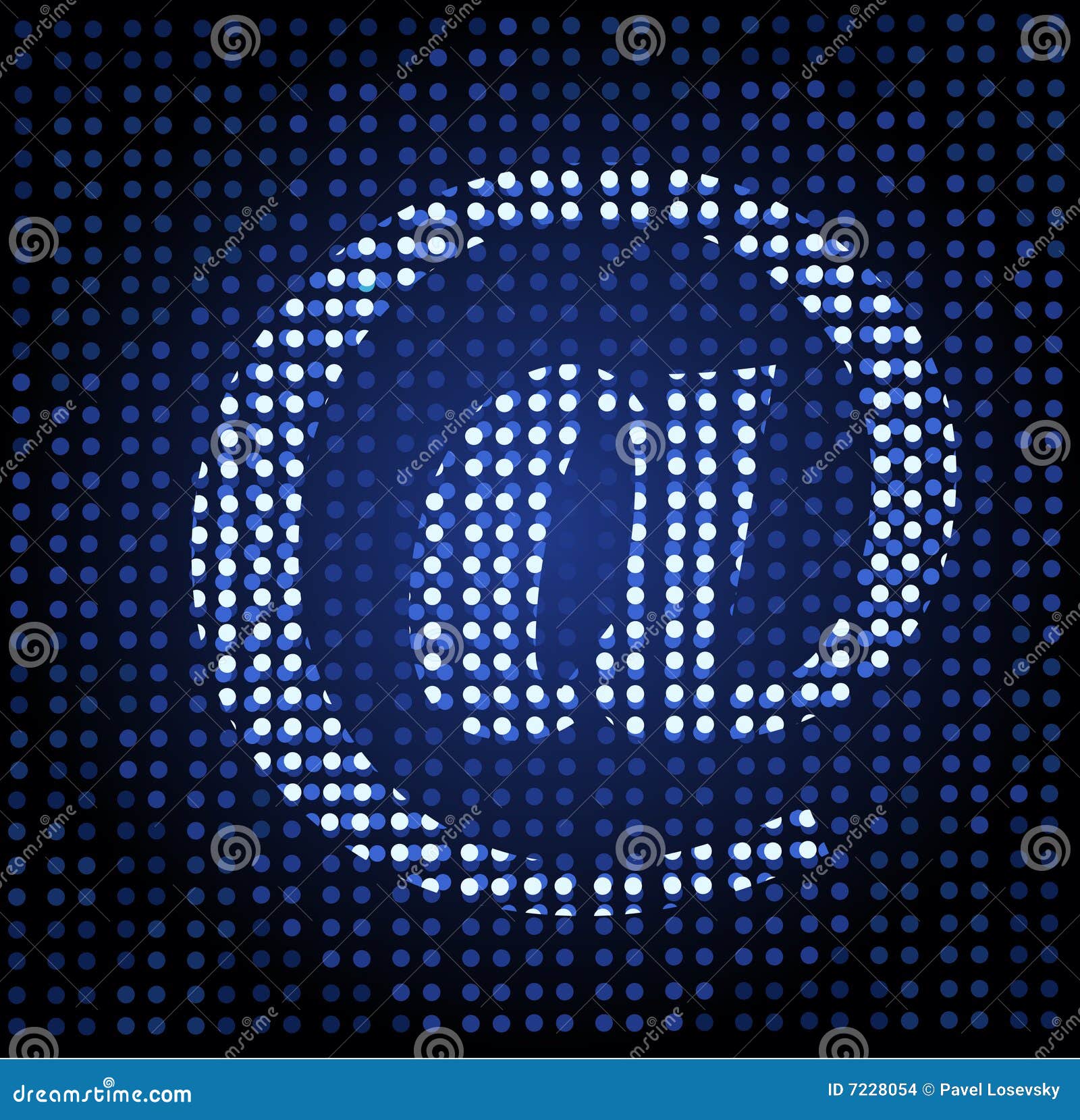 At sign in circles vector stock vector. Illustration of computer - 7228054