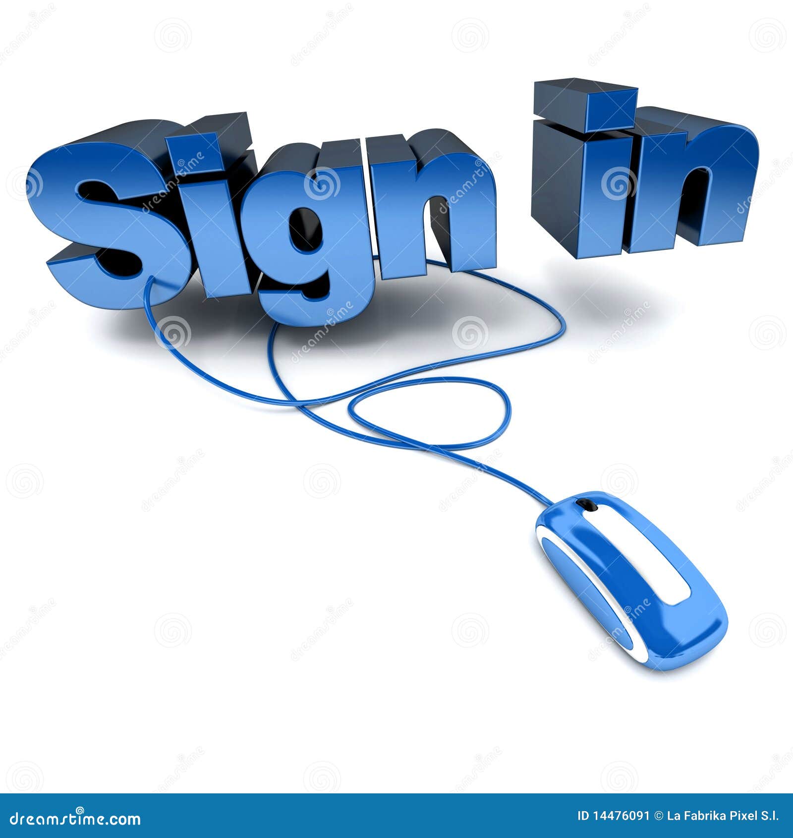 Sign in click stock illustration. Illustration of accept - 14476091