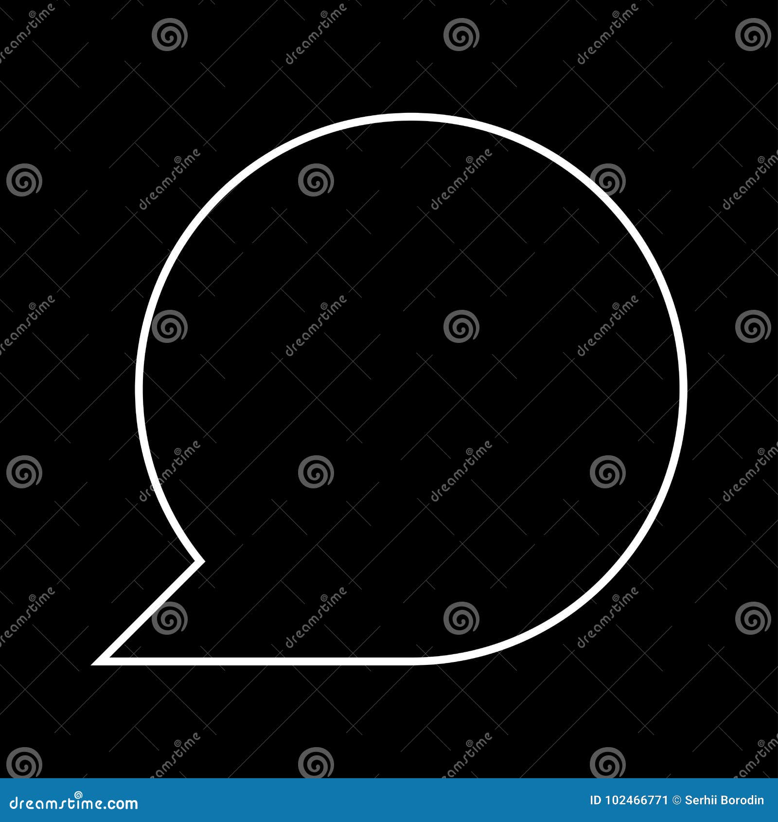 Sign Commentary Grey Set Icon . Stock Vector - Illustration of talk ...
