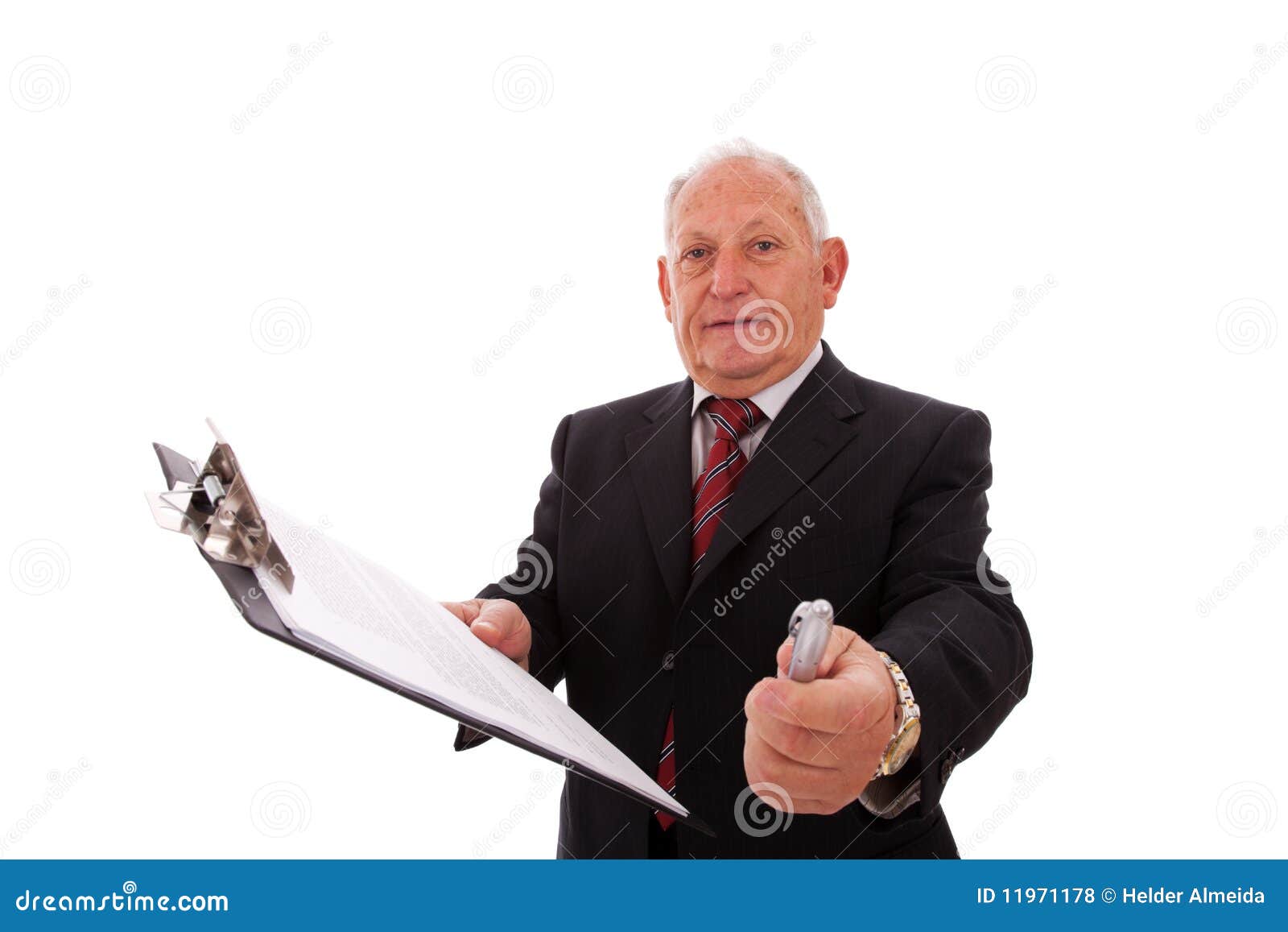 Sign this contract, please stock photo. Image of businessperson - 11971178