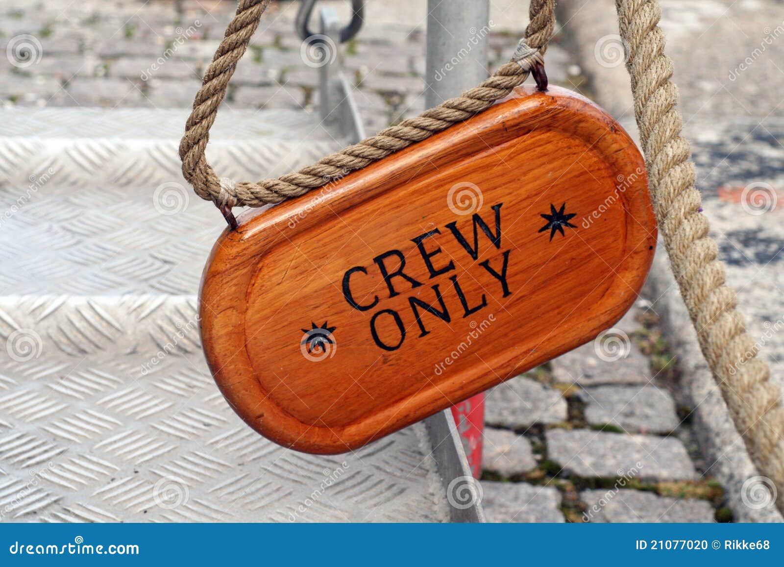 Sign crew only stock photo. Image of object, marine, closed - 21077020