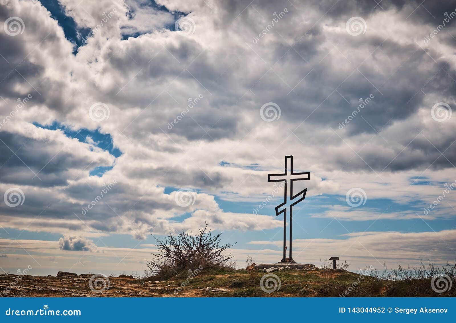 Sign of a cross stock photo. Image of holy, main, nature - 143044952