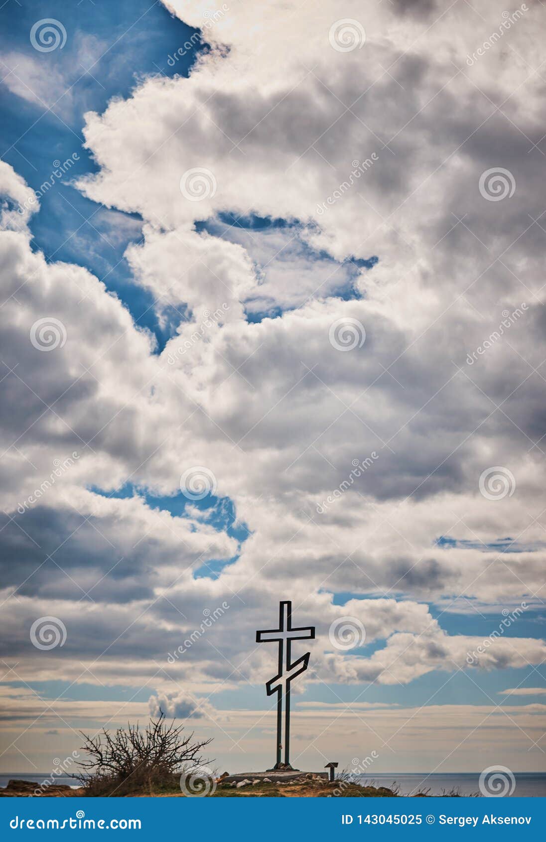 Sign of a cross stock image. Image of christian, easter - 143045025