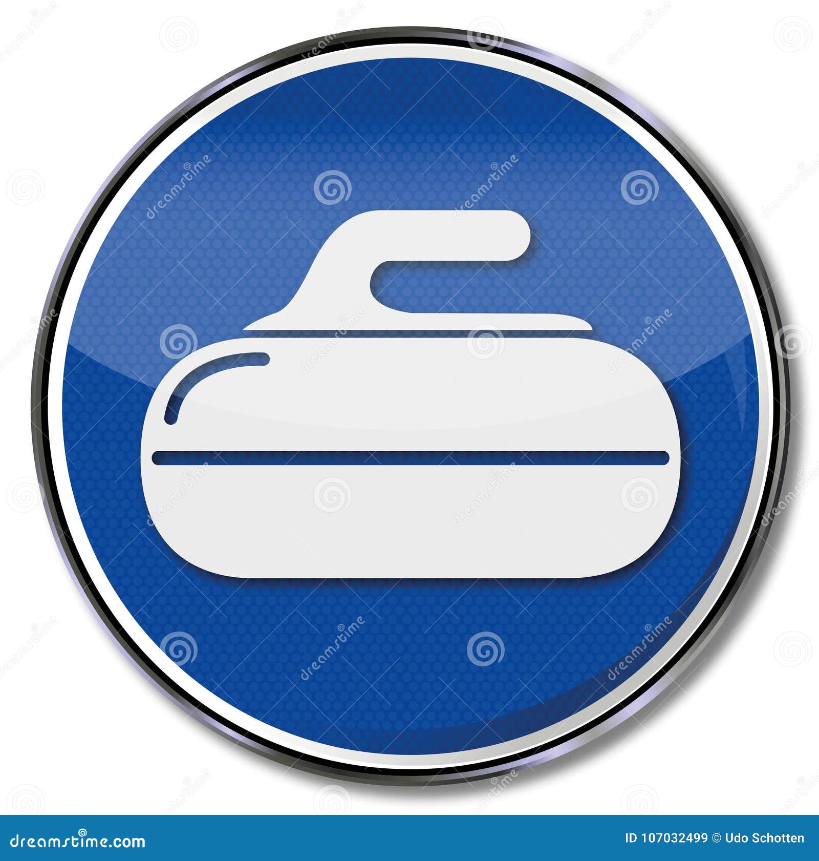 Sign curling stock vector. Illustration of curling, precision - 107032499