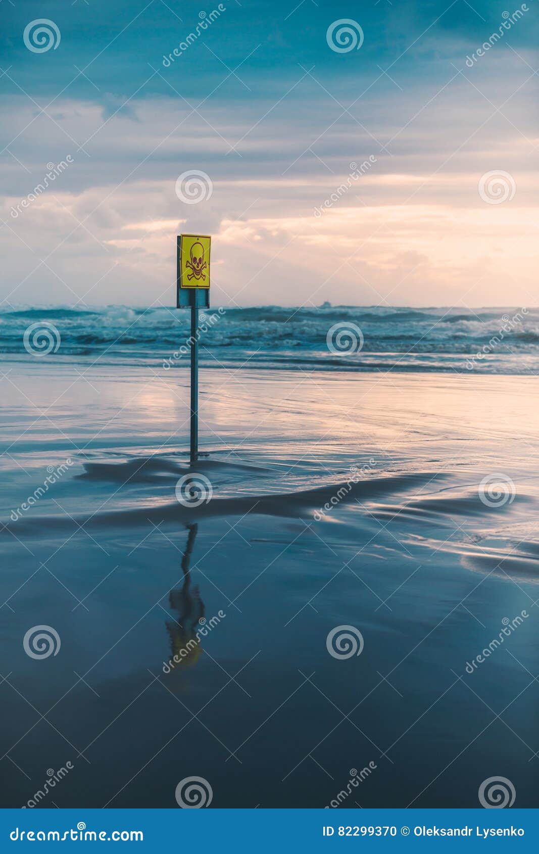 Sign of danger stock photo. Image of marine, danger, view - 82299370