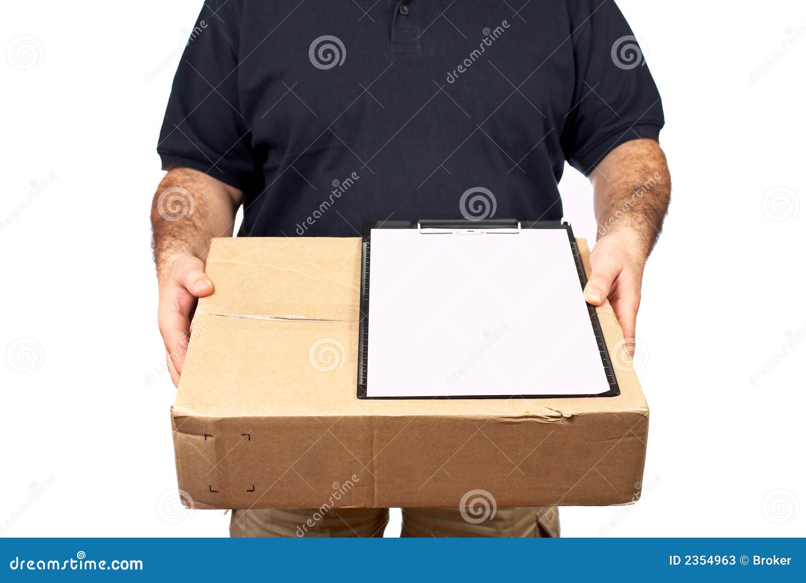 Sign for delivery stock image. Image of clipboard, accepting - 2354963