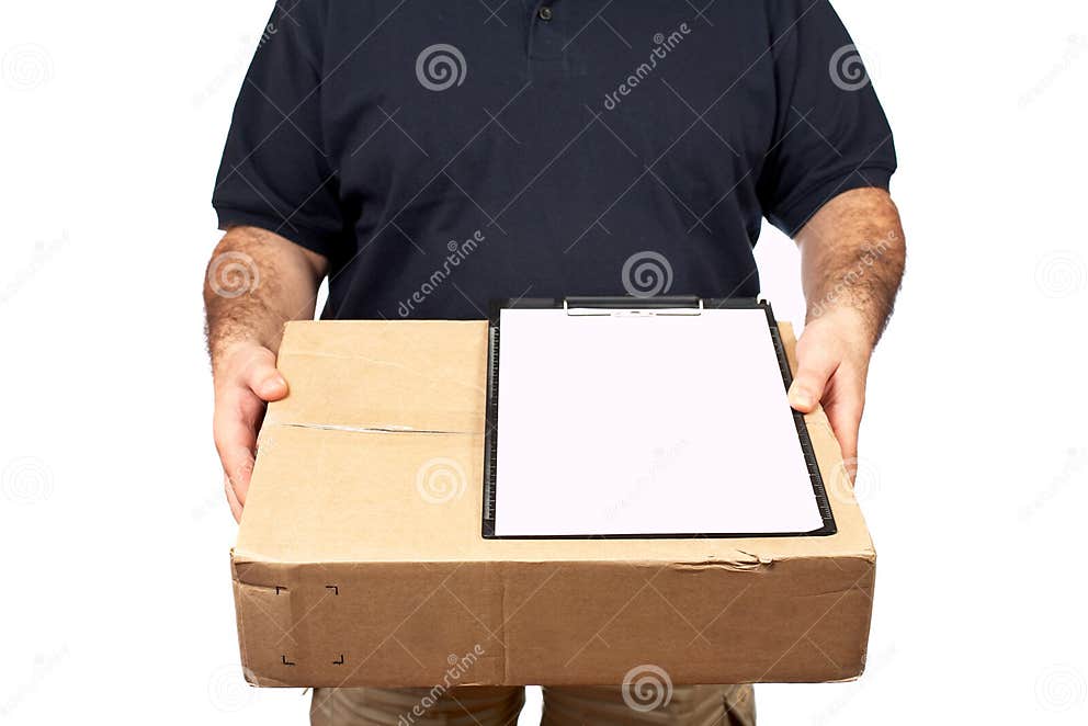Sign for delivery stock image. Image of clipboard, accepting - 2354963