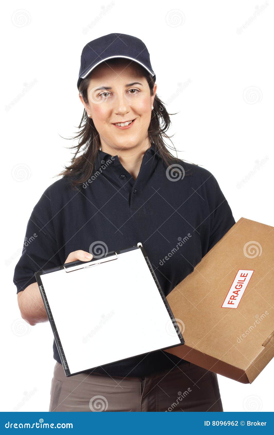 Sign for delivery stock photo. Image of giving, profession - 8096962