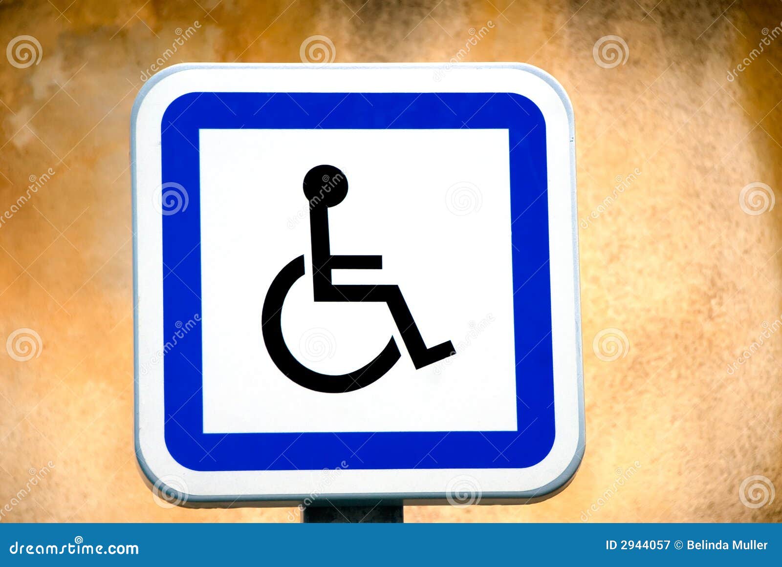 Sign for disabled stock image. Image of sign, texture - 2944057