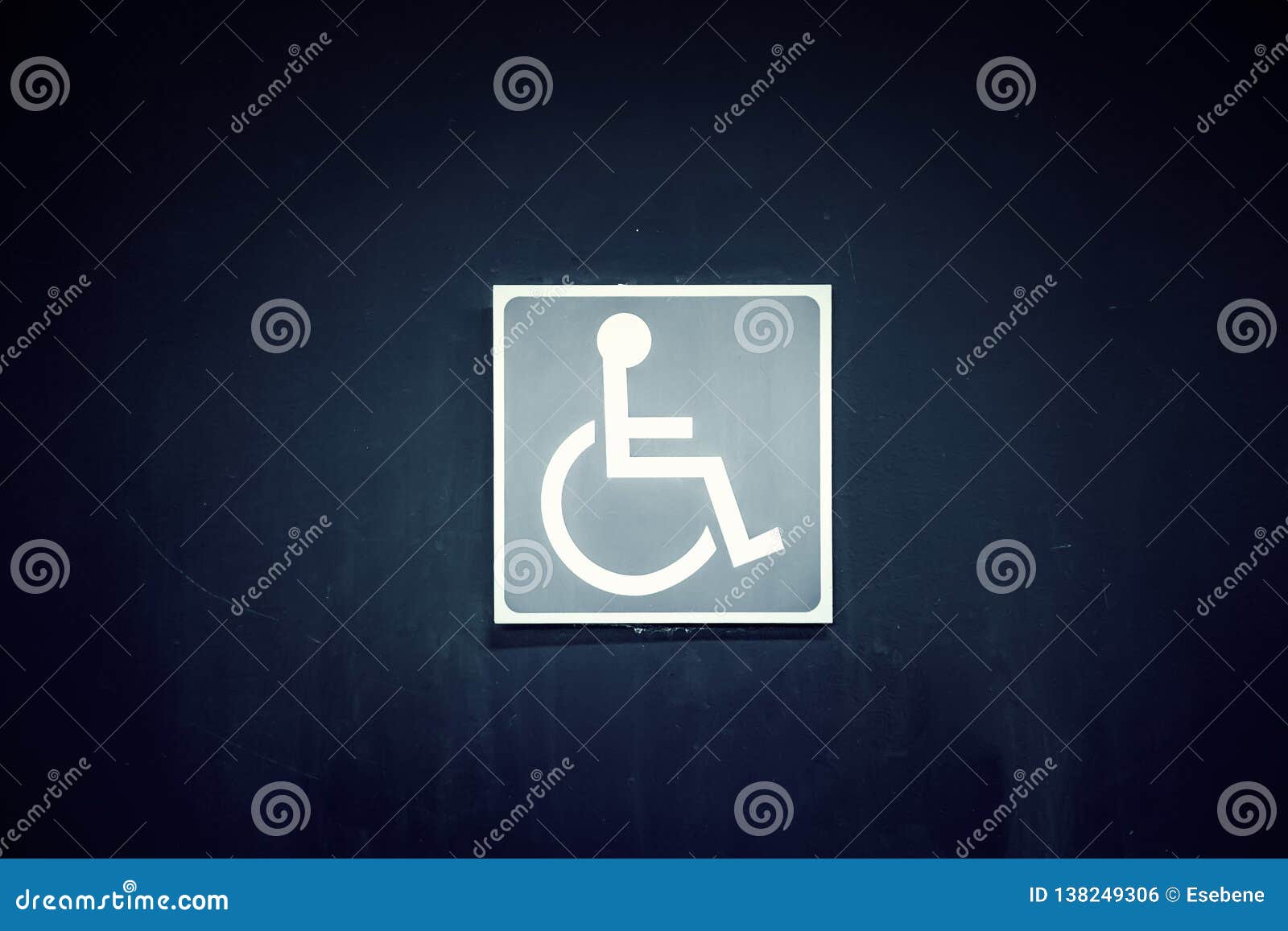Sign for the disabled stock photo. Image of restroom - 138249306