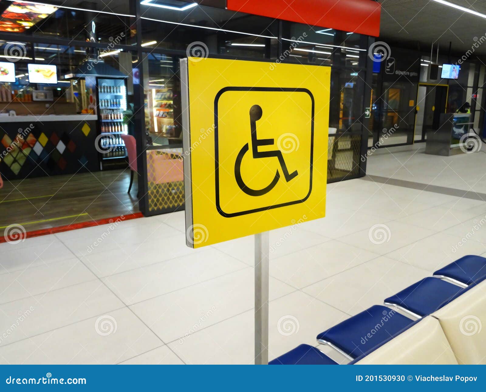 Sign for disabled people stock photo. Image of concept - 201530930