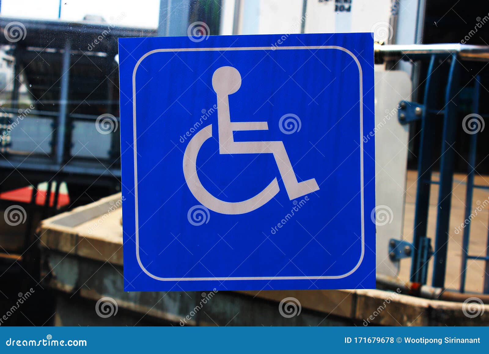 A sign for the disabled stock photo. Image of people - 171679678