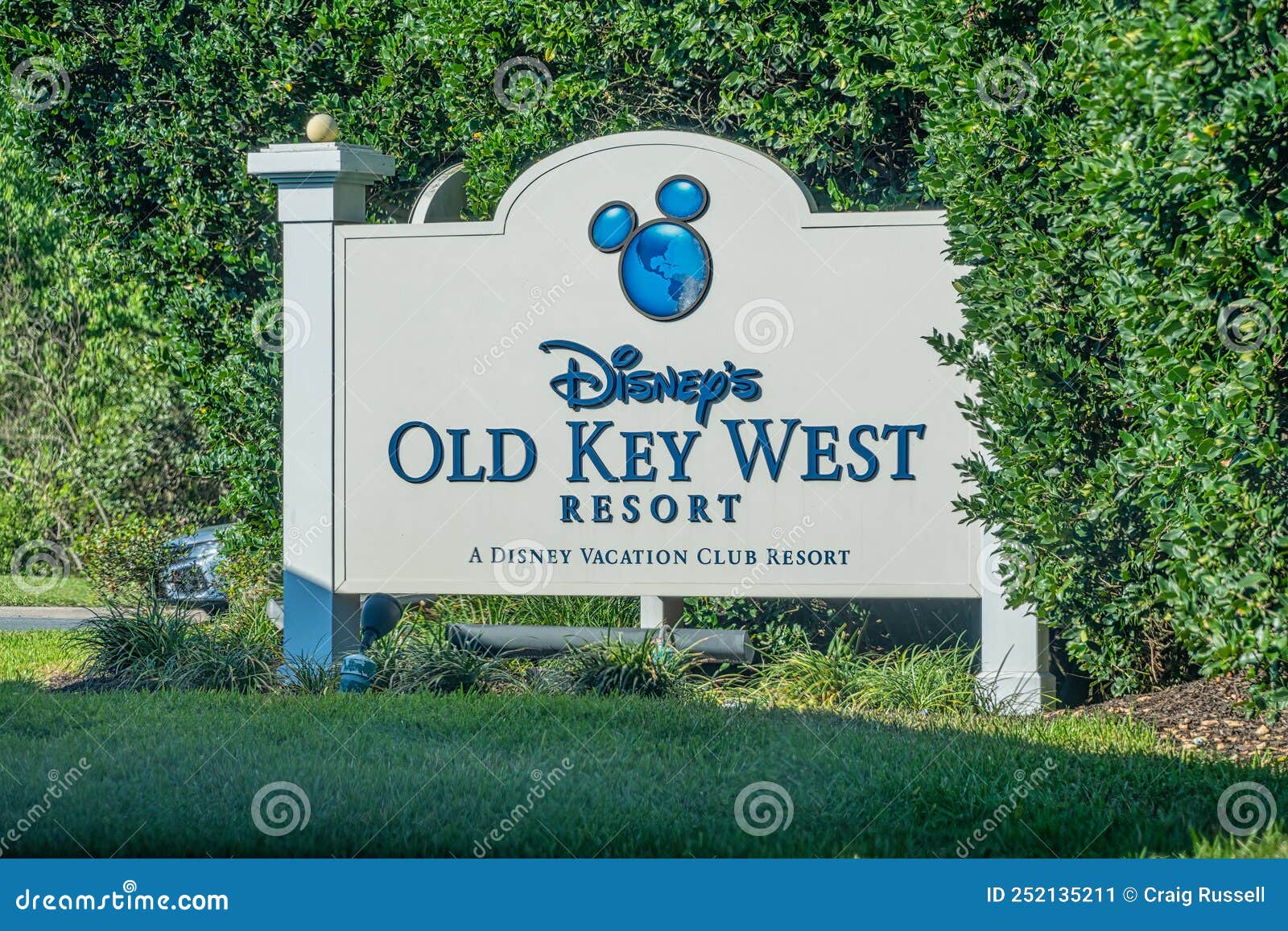 Sign for Disney Old Key West Resort Editorial Photo - Image of disney ...