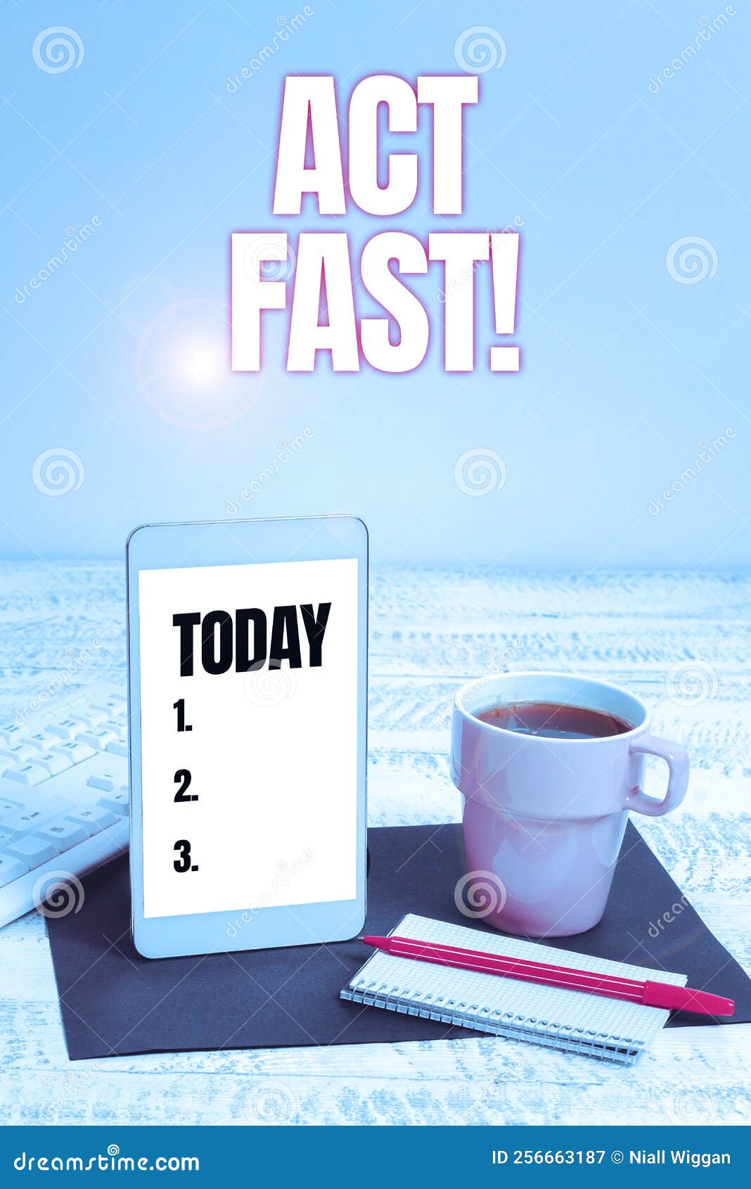 Text Sign Showing Act Fast. Internet Concept Voluntarily Move in the ...