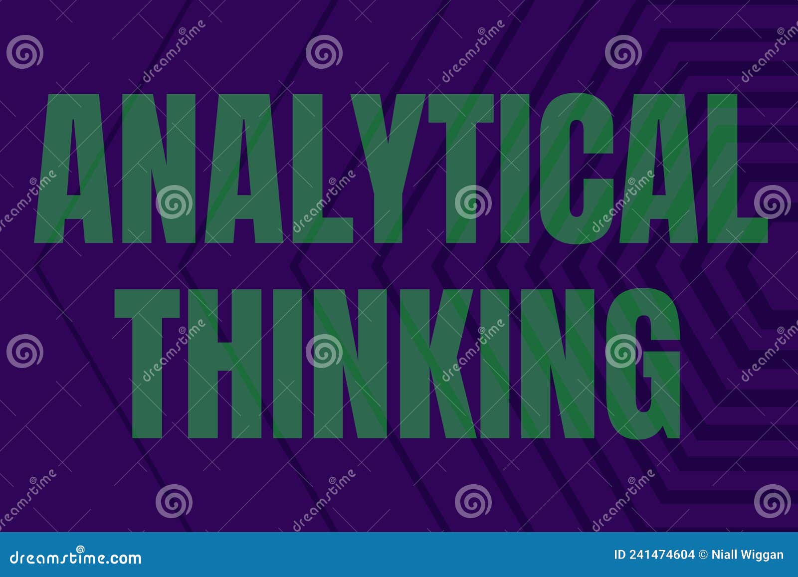 Sign Displaying Analytical Thinking. Concept Meaning Component of ...