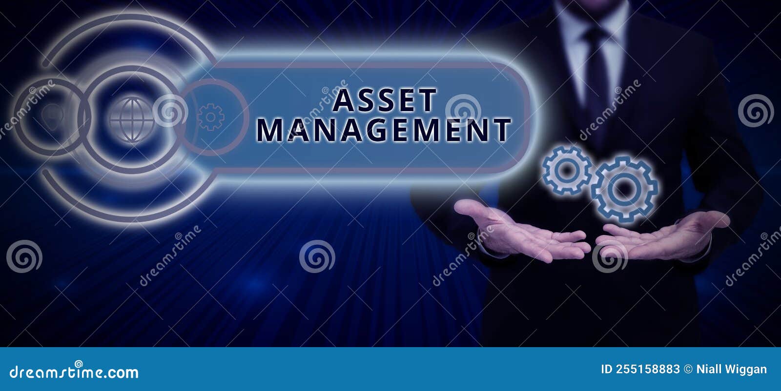 Sign Displaying Asset Managementsystematic Process of Operating and ...