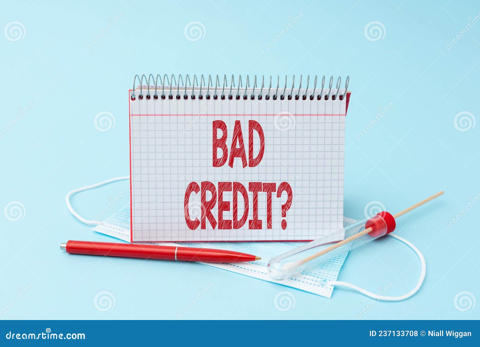 Sign Displaying Bad Credit Question. Concept Meaning History when it ...