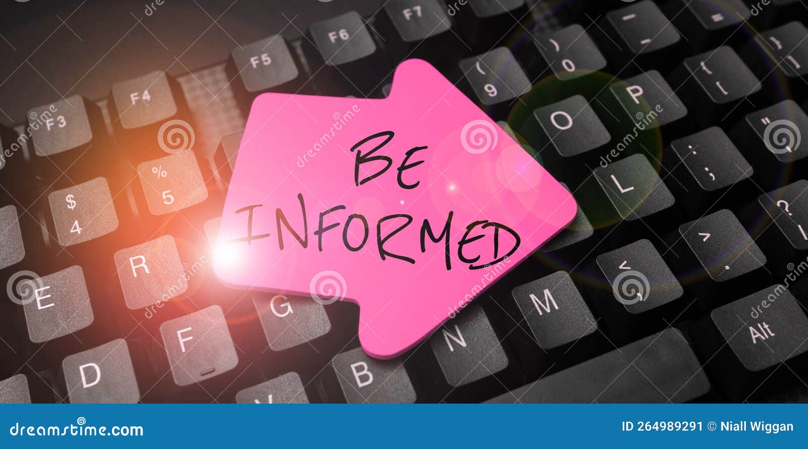 Writing Displaying Text Be Informed. Business Concept Having or Showing ...