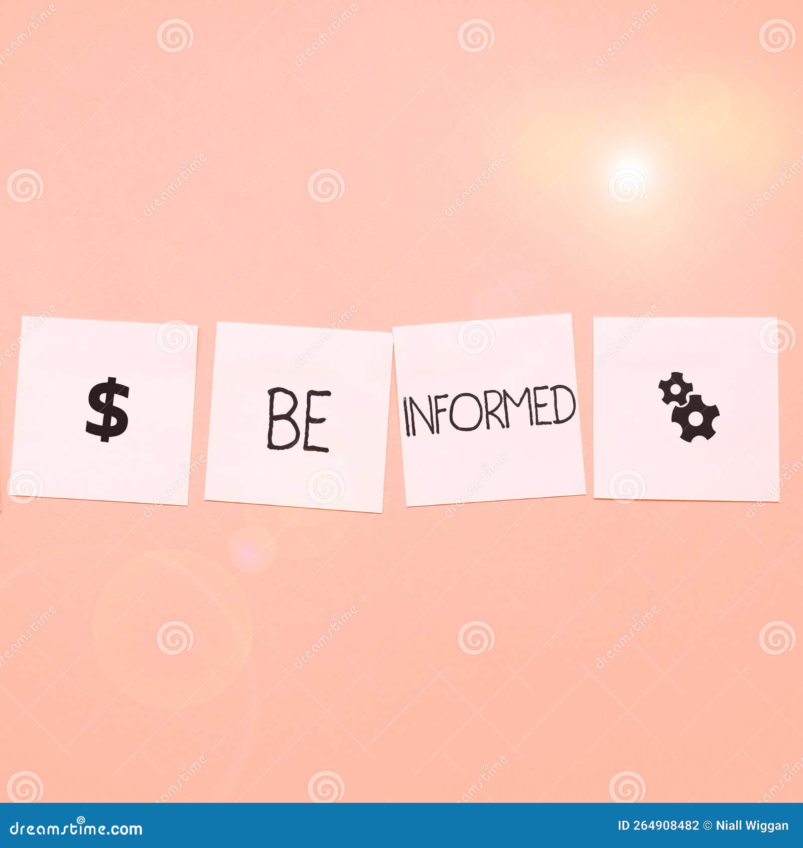 Sign Displaying Be Informed. Word for Having or Showing Knowledge of a ...