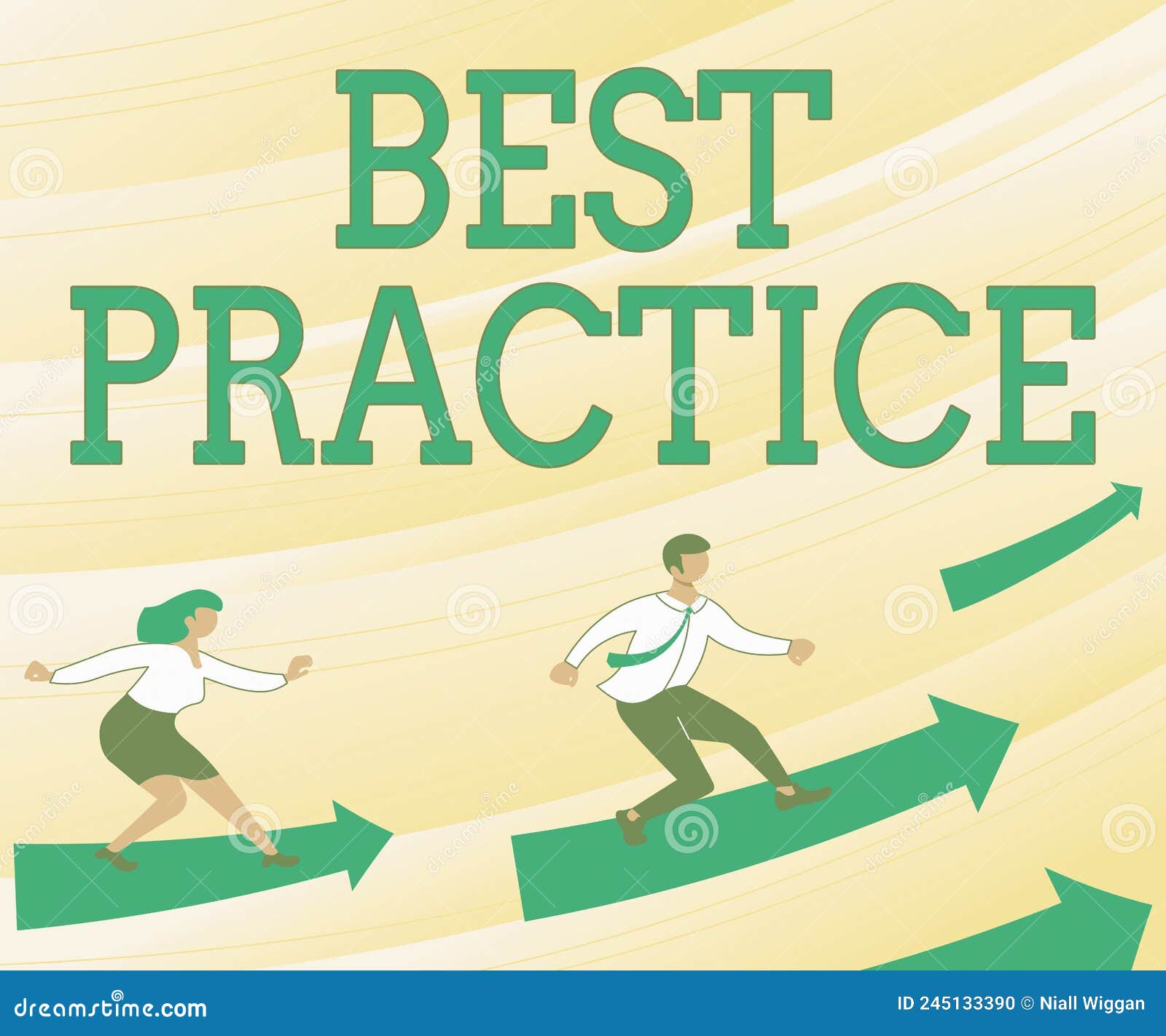 Sign Displaying Best Practice. Word Written on Method Systematic ...