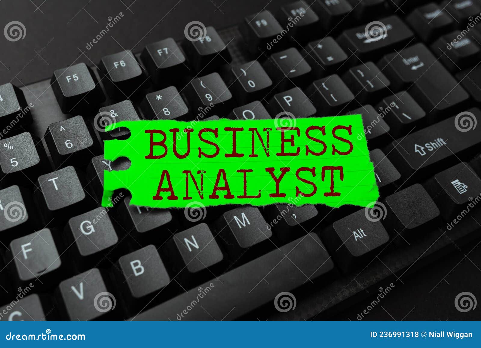 Sign Displaying Business Analyst. Word for Someone Who Analyzes Big ...